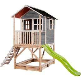 EXIT Spielturm &raquo;Loft 500&laquo; grau Holz Einheitsgr&ouml;&szlig;e