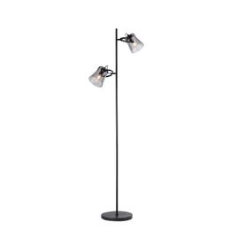 JUST LIGHT Stehlampe &raquo;TINULA&laquo; E14 1 Stk. ExklusiveE14, Schalter, Fu&szlig;schalter schwarz 2, 1 Stk.
