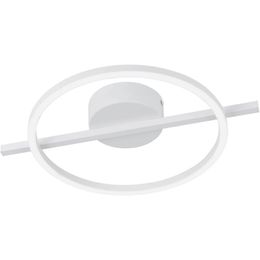 Eglo Deckenleuchte &raquo;Amandolo Deckenlampe RGB Backlight Fernbedienung inkl. geometrisch&laquo; LED-Modul 1 Stk. Kaltwei&szlig; RGB Wand-/Deckenleuchte - L40 x B30 