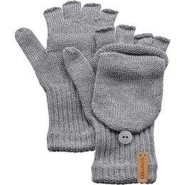 Chillouts Damen Chillouts Strickhandschuhe &raquo;Laney Glove&laquo; mit Merino-Wolle grau Einheitsgr&ouml;&szlig;e