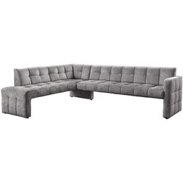 exxpo - sofa fashion Essbank &raquo;Barista, bequem und elegant, hohe Bodenfreiheit&laquo; Eckbank Barista bequem und elegant, hochwertige Detailverarbeitung grau