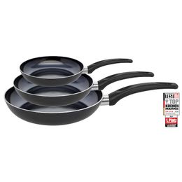 ELO Basic Pfannen-Set &raquo;Prima Cucina 3 teilig&laquo; Aluminium Set, je 1 Pfanne &Oslash; 20/24/28 cm, 3 Stk. tlg. Induktion schwarz &Oslash; 28cm