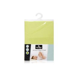 Lorelli Babybett Spannbetttuch Jersey 120 x 60 cm Bettlaken Babybetten, waschbar gr&uuml;n