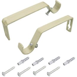 Liedeco Tr&auml;ger f&uuml;r Gardinenstangen &Oslash; 16 mm gold &Oslash; 1,6cm