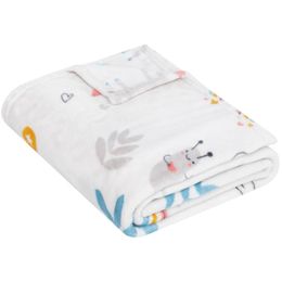 s.Oliver Kinderdecke &raquo;Flanellfleecedecke s.Oliver Junior Einhorn&laquo; mit kunterbunten Motiven bunt Polyester B/L: 100cm x 150cm