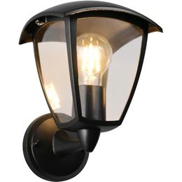 Trio Leuchten Au&szlig;en-Wandleuchte &raquo;VENTA, Laterne Hauswand Fassadenbeleuchtung, exkl 1x E27 max 10W, IP44&laquo; E27 1 Stk. warmwei&szlig; - kaltwei&szlig; Wandlampe 