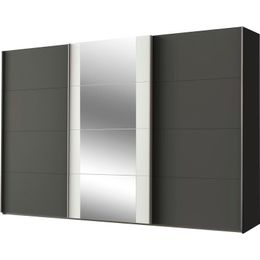 wimex Schwebet&uuml;renschrank &raquo;Bern Schiebet&uuml;renschrank&laquo; Schrank mit zus&auml;tzlicher Innenausstattung, Garderobe wei&szlig; Holzwerkstoff B/H/T: 313cm x 210cm x 64cm, 