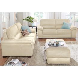 Calia italia Polstergarnitur &raquo;Gaia, hochwertige Garnitur aus 2-Sitzer & 3-Sitzer im edlen Design&laquo; Set, 2 Stk. tlg. aus pflegeleichtem Luxus-Microfaser