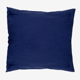 Kissenbezug &raquo;Mako-Satin Baumwolle Kopfkissenbezug - Premium Kissenbezug&laquo; Gr&ouml;&szlig;e 80x80 und 40x80 cm; versteckter Rei&szlig;verschluss blau Mako-Satin, 
