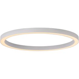 Neuhaus PURE LED Deckenleuchte &raquo;PURE Lines Round&laquo; LED-Board 1 Stk. warmwei&szlig; - kaltwei&szlig; Stufenlos dimmbar &uuml;ber Fernbedienung, CCT wei&szlig; 1, &Oslash; 70cm H: 