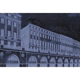 ARCHITECTS PAPER Fototapete &raquo;Atelier 47 Ancient Building 3&laquo; Stadt glatt Vlies, Wand, Schr&auml;ge, Decke blau Vlies B/L: 4m x 2,7m