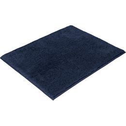 Vossen Badematte &raquo;&raquo;Timeless&laquo;&laquo; H&ouml;he 10 mm fu&szlig;bodenheizungsgeeignet blau Polyacryl rechteckig (50cm x 60cm ), 1 Stk.