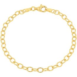 Amor Damen Charm-Armband &raquo;2038572, 2038574&laquo; gold 19cm, Silber 925 (Sterlingsilber)