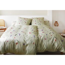Elegante Bettw&auml;sche &raquo;Highlife&laquo; 2 Stk. angenehmes Hautgef&uuml;hl Mako-Satin, Obermaterial: 100% Baumwolle B/L: 135cm x 200cm, 1 Stk., 1 Stk., Mako-Satin, B/L: 80cm 