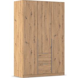 OTTO home Dreht&uuml;renschrank &raquo;Kleiderschrank Schrank Garderobe AGORDO mit Dekor- oder Hochglanzfront&laquo; in zwei Griff-Farben, Breite 136 cm, mit 