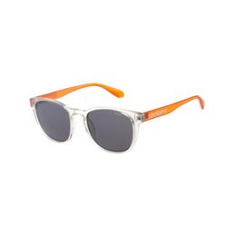 Superdry Herren Sonnenbrille &raquo;Modell 996097&laquo; Form Karree/Soft, Logoschriftzug auf B&uuml;gel, Injectionfassung orange Einheitsgr&ouml;&szlig;e
