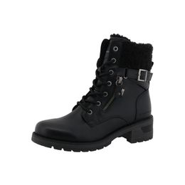 Tom Tailor Damen Tom Tailor Winterstiefelette Stiefelette, Winterboots mit Blockabsatz schwarz 39