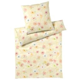 Elegante Bettw&auml;sche &raquo;Pastel Jersey&laquo; 2 Stk. angenehmes Hautgef&uuml;hl gelb Jersey, Obermaterial: 100% Baumwolle B/L: 135cm x 200cm, 1 Stk., 1 Stk., Jersey, B/L: 