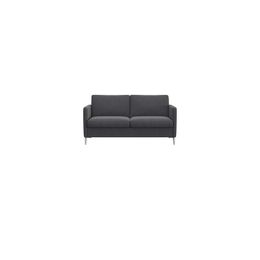 FLEXLUX 2-Sitzer &raquo;Fiore, super Sitzkomfort durch Kaltschaum im Sitz&laquo; schmale Armlehnen, F&uuml;&szlig;e Alu grau 100% Polyester B/H/T: 149cm x 85cm x 92cm, 