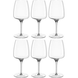Leonardo Weinglas &raquo;Rotweinglas CESTI, 500 ml, 6er-Set&laquo; sp&uuml;lmaschinengeeignet transparent Kristallglas &Oslash; 9cm x 20cm, 500ml, 6 Stk.