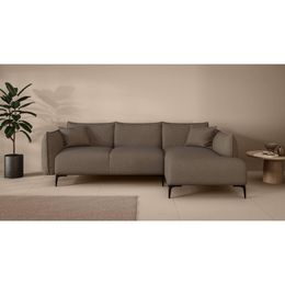LeGer Home by Lena Gercke Ecksofa &raquo;Adelita mit Ottomane links oder rechts bestellbar, B/H/T 270/97/168&laquo; L-Form mit Wellenunterfederung, enth&auml;lt 2 
