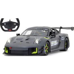 Jamara RC-Auto &raquo;Deluxe Cars, Porsche 911 GT2 RS Clubsport 25 1:14, grau - 2,4 GHz&laquo; mit LED-Lichtern grau Einheitsgr&ouml;&szlig;e RC-Auto