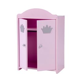 Roba Puppenkleiderschrank &raquo;Prinzessin Sophie&laquo; 2-t&uuml;rig rosa Einheitsgr&ouml;&szlig;e Puppenkleiderschrank