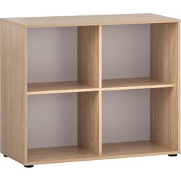 Welltime Aktenregal &raquo;Antero&laquo; Solide Verarbeitung - Dieses Produkt ist in Deutschland gefertigt braun Holzwerkstoff B/H/T: 100,1cm x 83,6cm x 41cm, 4 
