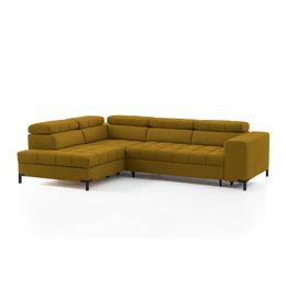 exxpo - sofa fashion Ecksofa &raquo;Bocco, hochwertige Verarbeitung, toller Sitzkomfort, bequem, L-Form&laquo; wahlweise mit Bettfunktion u. Bettkasten, inkl. 