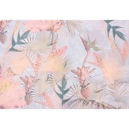 Komar Fototapete &raquo;Tropical Concrete - Gr&ouml;&szlig;e 368 x 254 cm&laquo; bedruckt glatt Wohnzimmer, Schlafzimmer bunt Papier B/L: 368m x 254m, Rollen: 8