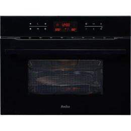Amica Backofen mit Mikrowelle &raquo;EBC 841 600 S&laquo; Platzsparender Komfort f&uuml;r schnelles und vielseitiges Kochen schwarz Einheitsgr&ouml;&szlig;e Backofen mit Mikrowelle