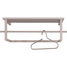 SPINDER DESIGN Garderobenleiste Metall, Trendfarbe, Breite 76 cm grau Metall B/H/T: 76cm x 76cm x 34cm