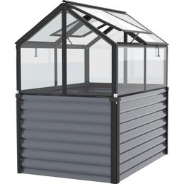 Vitavia Hochbeet &raquo;Zola&laquo; BxTxH: 89x127x135 cm, ESG, granit/schwarz schwarz B/H/T: 89cm x 134,5cm x 126,7cm