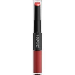 L'Or&eacute;al L'or&eacute;al Paris Damen L'OR&Eacute;AL PARIS Lippenstift &raquo;INFAILLIBLE 2-STEP LIP STICK&laquo; mit pflegendem Material, f&uuml;r geschmeidige Lippen, 24h Halt rot 