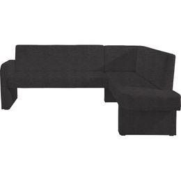 Home Affaire Eckbank &raquo;Umag&laquo; Sitz und R&uuml;cken gepolstert, verschiedene Qualit&auml;ten schwarz Holzwerkstoff, Massivholz, Polyester B/H/T: 210cm x 89cm x 