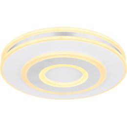 Globo LIGHTING LED Deckenleuchte &raquo;MARU&laquo; LED-Modul 1 Stk. Deckenlampe/rund/Wohnzimmer/Schlafzimmer/elegant wei&szlig; 1 Stk.
