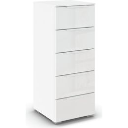 Rauch Schubkastenkommode &raquo;Highboard Sideboard Kommode MONTCLAR Frontauswahl Dekor/Hochglanz/Glas&laquo; in 2 Breiten: 40 oder 80 cm / H&ouml;he 100 cm, inkl. 