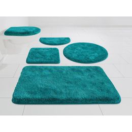 Grund Badematte &raquo;Melos, Badvorleger, Badezimmer Teppich, sehr weich&laquo; H&ouml;he 27 mm rutschhemmend beschichtet fu&szlig;bodenheizungsgeeignet melierte Optik, sehr 