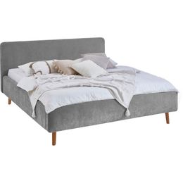 Meise M&ouml;bel meise.m&ouml;bel Polsterbett &raquo;Mattis&laquo; Topseller, wahlweise mit Bettkasten Liegefl&auml;che L&auml;nge B: 200cm x 160cm, Webstoff Ohne Bettkasten, H&ouml;he Bett: 105cm 