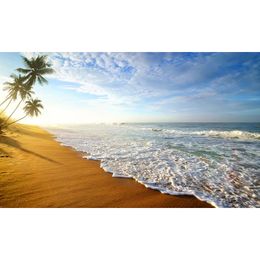 papermoon Fototapete &raquo;Palm Beach Sri Lanka&laquo; glatt bunt Vlies B/L: 4m x 2,6m, Bahnen: 8 Stk.