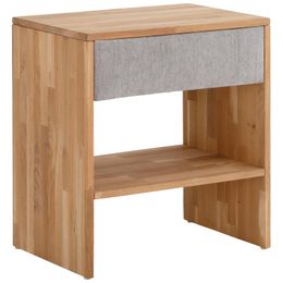 OTTO home Nachttisch &raquo;Callum&laquo; passend zur Boxspringbett-Serie Jelle grau 100% Polyester (recycelt) B/H/T: 60cm x 65,5cm x 42cm