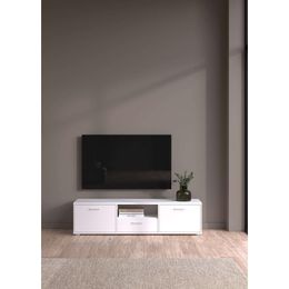 Home Affaire TV-Board &raquo;Media TV-M&ouml;bel, TV Schrank, Mediaboard, Lowboard&laquo; TV-Kommode, wahlweise Breite 147 oder 177 cm wei&szlig; B/H/T: 147,2cm x 38,4cm x 