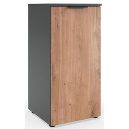 wimex Kommode &raquo;Level by fresh to go&laquo; 1-t&uuml;rig mit soft-close Funktion, 41cm breit, 92cm hoch schwarz Holzwerkstoff B/H/T: 41cm x 92cm x 41cm, 1 Stk.