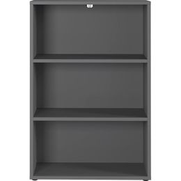 Germania Aktenregal &raquo;GW-Agenda Aktenregal&laquo; mit verstellbaren Einlegeb&ouml;den, Breite 45 oder 80 cm, Made in Germany grau Holzwerkstoff B/H/T: 80cm x 