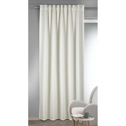 HOMING Gardine &raquo;Louis&laquo; verdeckte Schlaufen 1 Stk. tlg. Fertigschal wei&szlig; Polyester 245cm, verdeckte Schlaufen, 135cm