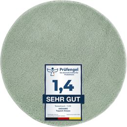 ANDIAMO Badematte &raquo;Arezzo, Badvorleger, Badezimmer Teppich, Duschvorleger&laquo; H&ouml;he 16 mm rutschhemmend beschichtet fu&szlig;bodenheizungsgeeignet schnell trocknend Uni
