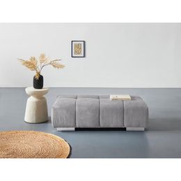 COTTA Hockerbank &raquo;Orion&laquo; grau 90% Polyester, 10% Polyamid B/H/T: 134cm x 42cm x 70cm, Chenille-Struktur