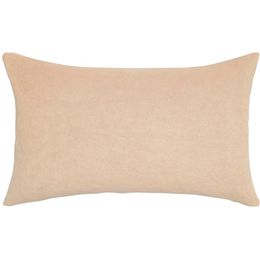 Pad Dekokissen &raquo;LOOPY&laquo; frottee look beige Baumwolle B/L: 28cm x 48cm, 1 Stk.