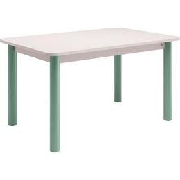 Tom Tailor HOME Esstisch &raquo;COLOR TABLE&laquo; 1 Stk. tlg. Esstisch, 4-Fu&szlig;, 3 Gr&ouml;&szlig;en, 3 Dekorfarben, 4 Fu&szlig;farben, ABS-Kante beige B/H/T: 140cm x 76cm x 90cm