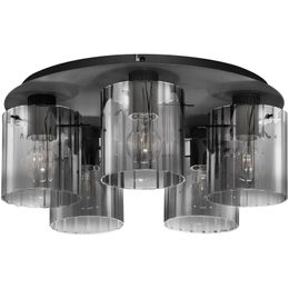 NOVA LUCE Deckenleuchte &raquo;MIRBI&laquo; E27 1 Stk. schwarz 5, &Oslash; 18cm H: 20cm, 1 Stk.